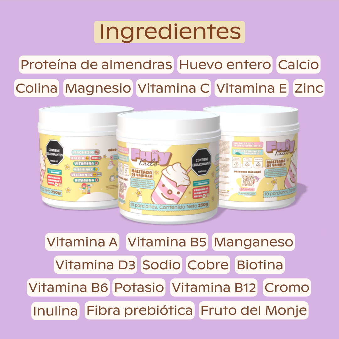 Malteada de Vainilla – Fuly Kids