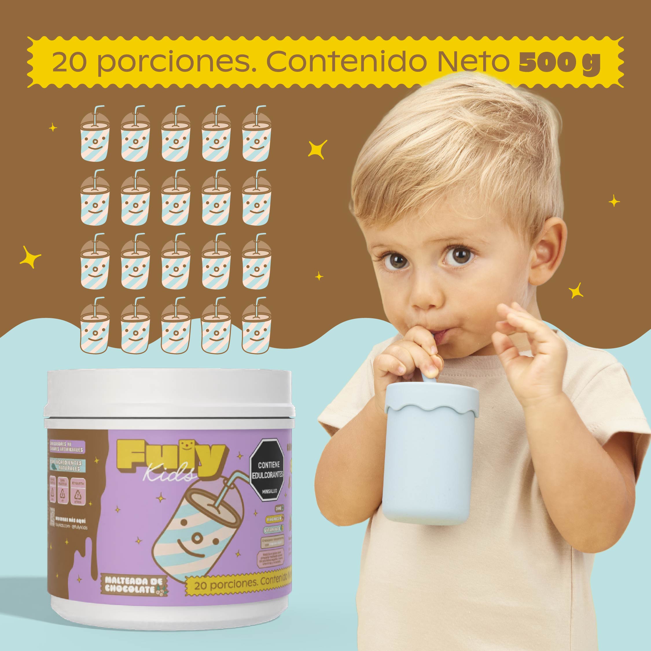 Malteada de Chocolate – Fuly Kids